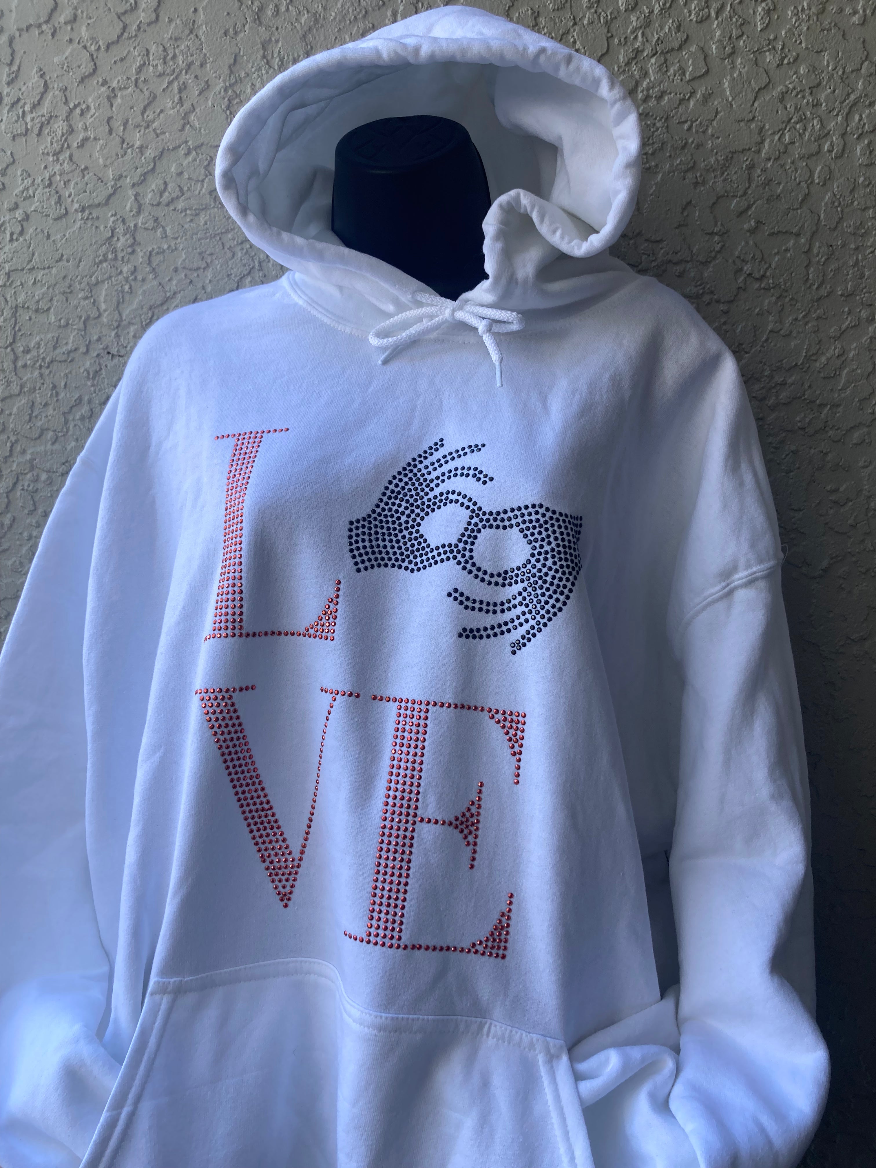 BLING "Love Interpreter" Hoodie – Interpret Educate Serve
