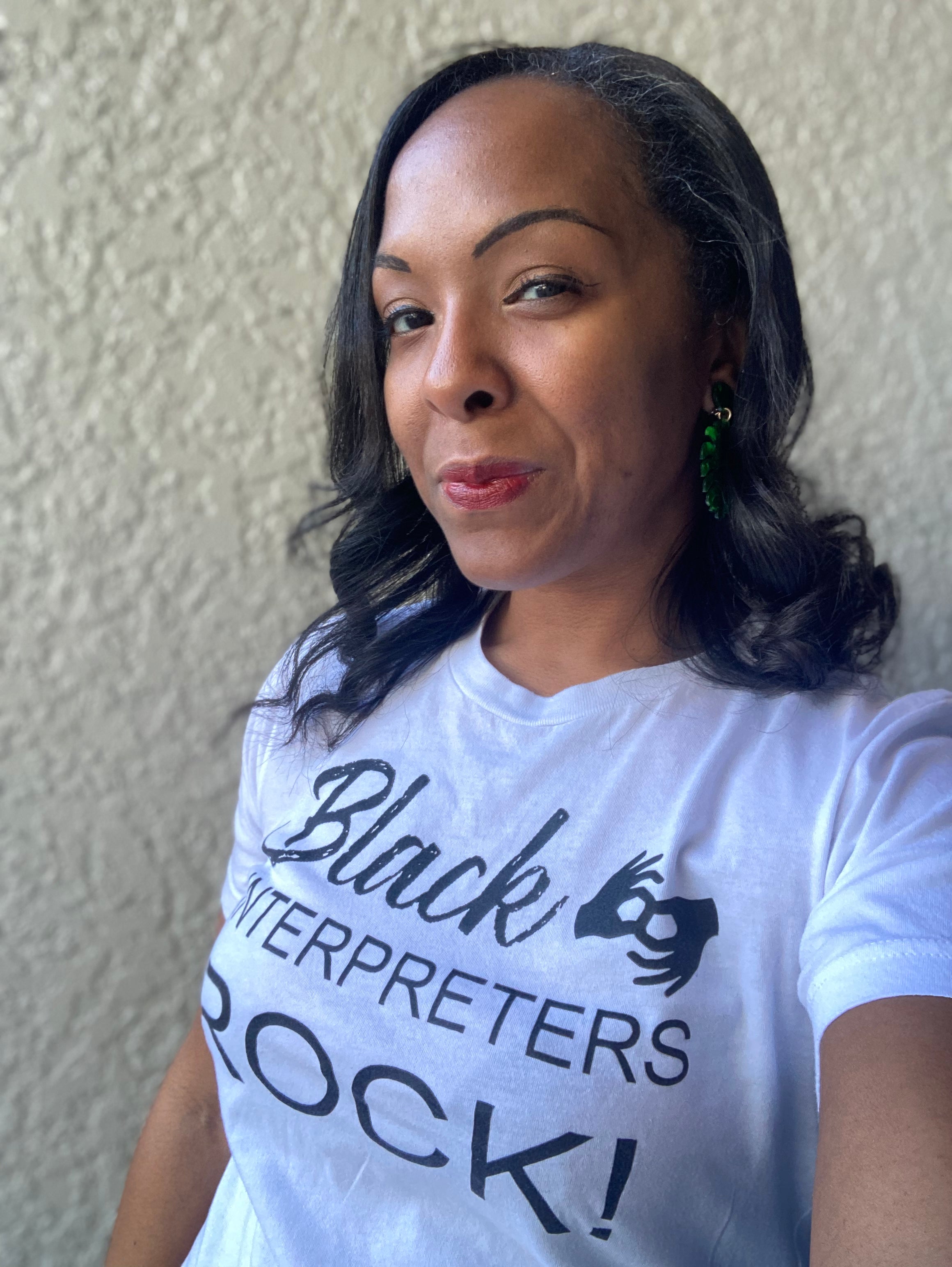 Black Interpreters Rock Shirt – Interpret Educate Serve