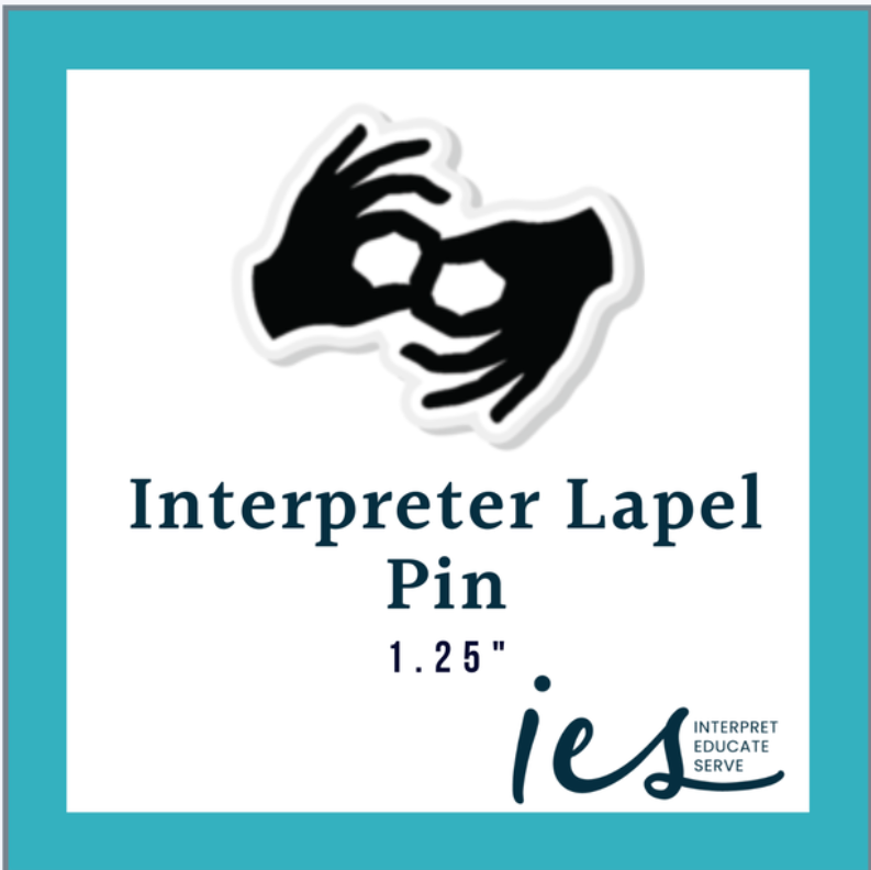 Lapel Pin – Interpret Educate Serve