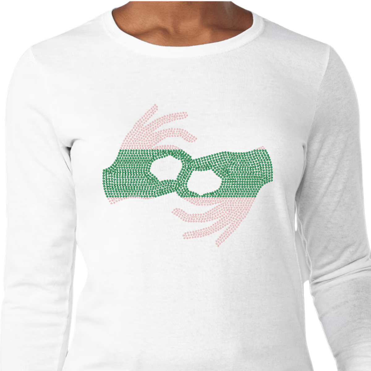 Bling Interpreter Hands (Pink/Green) – Interpret Educate Serve